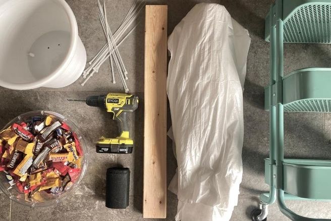 This DIY Halloween Candy Stand is Perfect for Your Front Porch