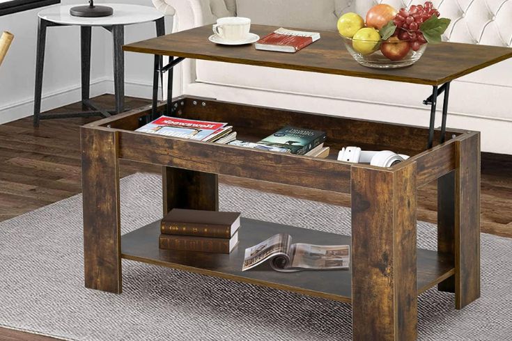 This Viral Amazon Lift-Top Coffee Table Is Available in Canada - Home ...