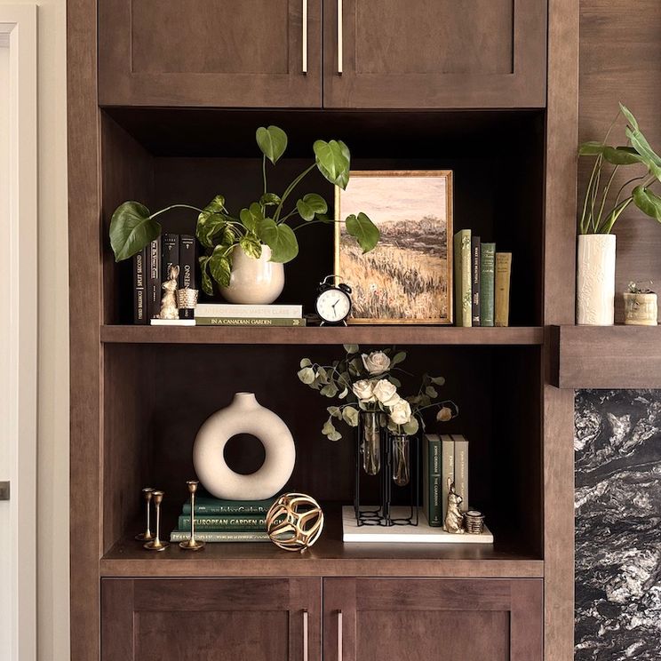 Spring Refresh: Here's How I Transformed My Built-In Shelves - Home Network